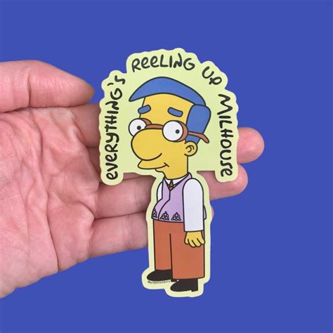 Everythings Reeling Up Milhouse Sticker Irish Dance Sticker For