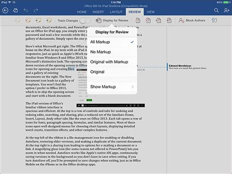 Microsoft Word For IPad