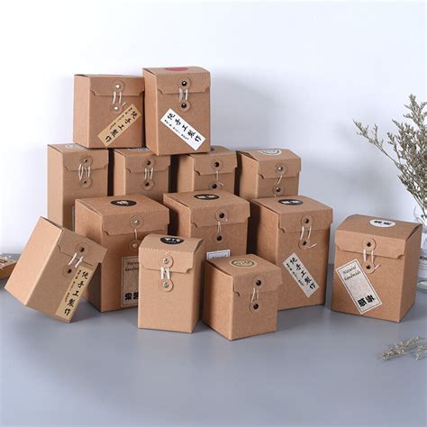 10pcs Lot 20 Sizes Kraft Corrugated Boxes Glass Pa Vicedeal