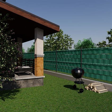 Lamele De Gard Cu Bandă De Intimitate Pvc Pentru Panouri De Gard Plasă