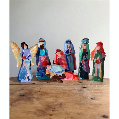 Acrylic Nativity Set Lauren Dunn