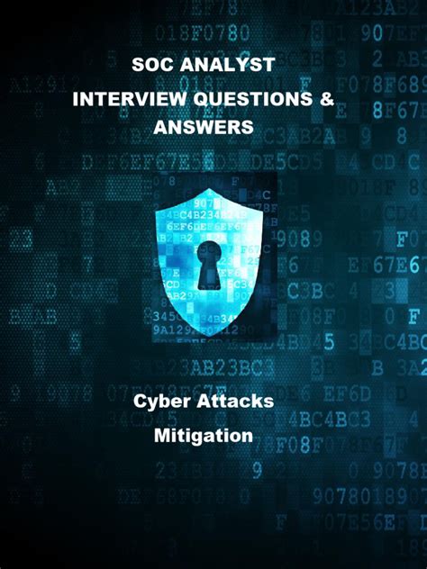 Soc Analyst Pdf Denial Of Service Attack Malware