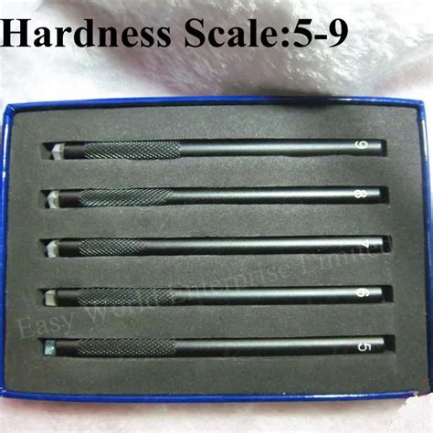 Pack Mohs Hardness 5 9 Pencils Mineral Identification Scratch Test