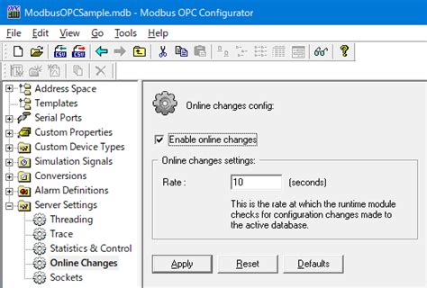 Opc Servers Modbus Opc Server Quick Start
