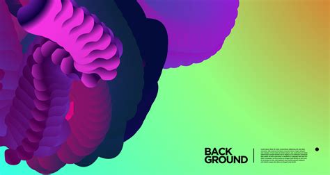 Vector Colorful Gradient Abstract Fluid Background For Banner Template 8389389 Vector Art At