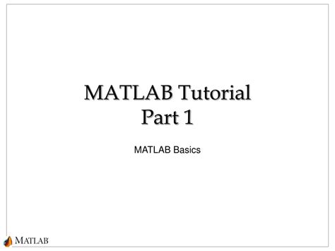 Ppt Matlab Tutorial Powerpoint Presentation Free Download Id1118747