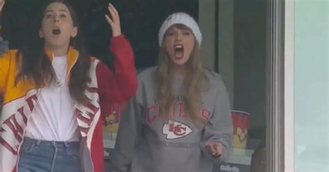 Taylor Swift Spotted Screaming Expletive As She Watches Babefriend Travis Kelce OK Magazine