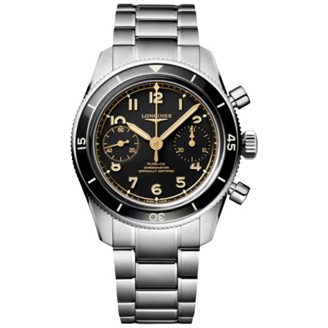 Longines Spirit Pilot Flyback 395 Svart Erikson Urhandel