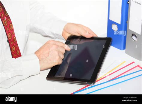 Mobile Data Input Stock Photo Alamy