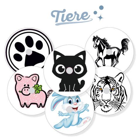 Sticker Set Tiere Aufkleber Für Freestyle Libre 6 Stück Diashop