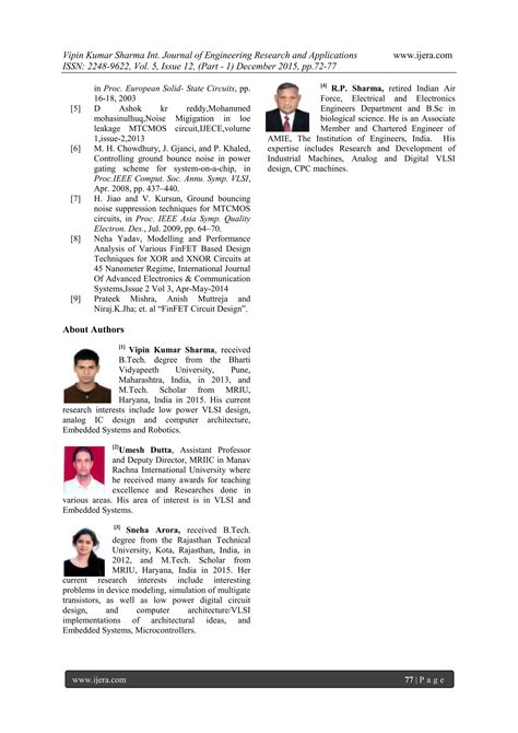 Ground Bounce Noise Reduction In Vlsi Circuits Pdf