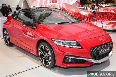 Iims 2016 Honda Cr Z Facelift Hybrid Coupe Lives On