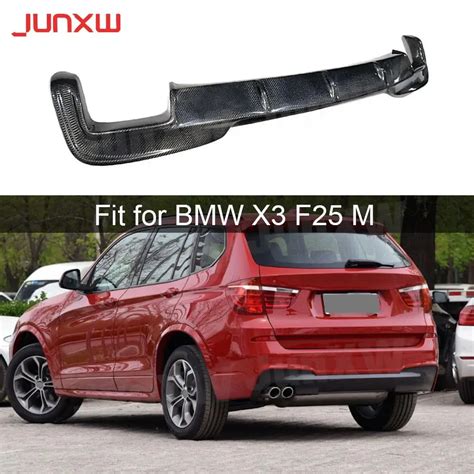 Carbon Fiber Rear Diffuser Splitter For Bmw X3 F25 M Sport 2014 2017