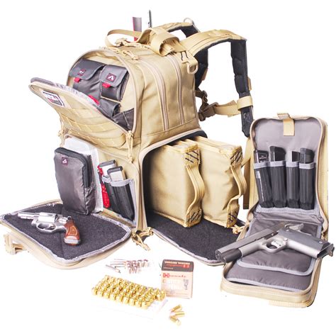 Archery Equipment Gps Tactical Range Backpack Black 3 Handguns