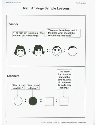 Math Analogies Level 1 Grades 2 3