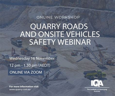The Institute Of Quarrying Australia Iqa On Linkedin Quarry Quarrying Quarrylife