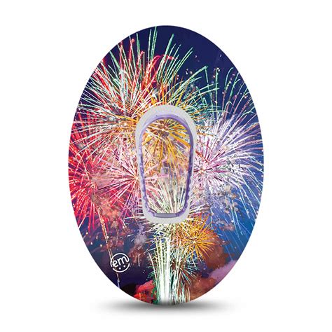 Expressionmed Dexcom G6 Transmitter Sticker Fireworks Uk