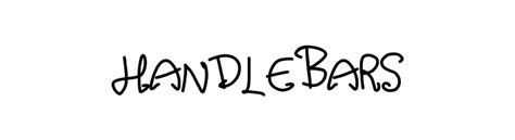 Handlebars Font