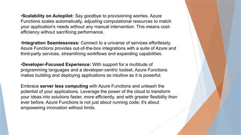 Azure Functions Unleashing The Power Of Serverless Computing Ppt