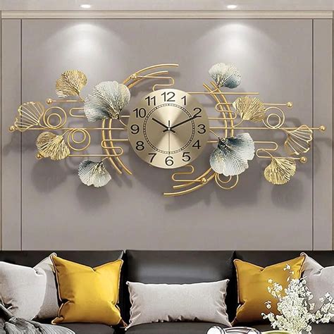 Ginko Horizontal Wall Clock Pc Home Decor