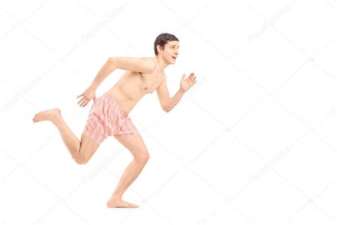Man Running Away From Women
