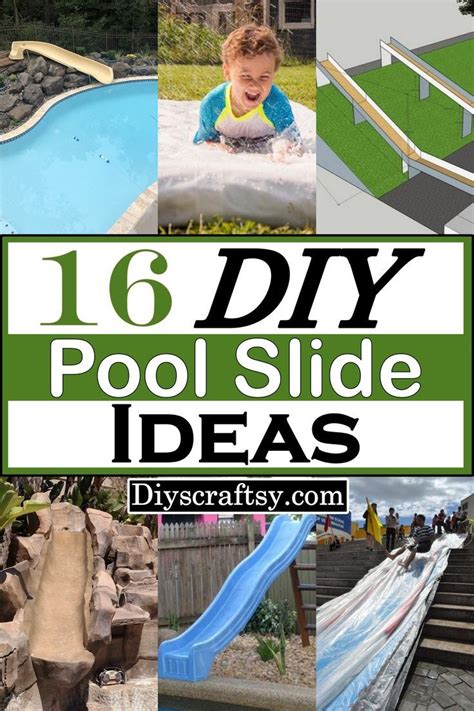 Diy Pool Slide Diy Tool Shed