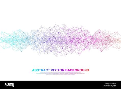 Networking Connection Concept Abstract Technology Global Network Connections With Points And