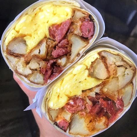 Corned Beef Hash Breakfast Burritos Healthy Sauces Corned Beef