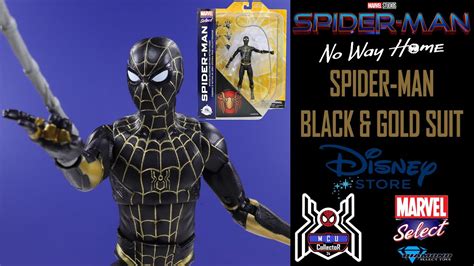 Marvel Select Spider Man No Way Home Black And Gold Inside Out Upgraded