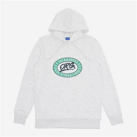 Худи утепленное на флисе мужское Jack & Jones XAZ421160AIWK L Серое ...