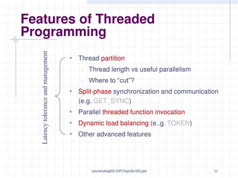 Ppt Programming Models For Multithreaded Architectures The Earth