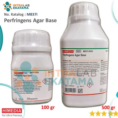 Jual Perfringens Agar Base M837i 100gr 500gr Himedia 100 Gr Kota Bogor Intralab