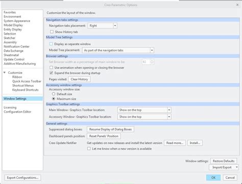 Solved Creo 6 And Model Tree Width Definition Ptc Community