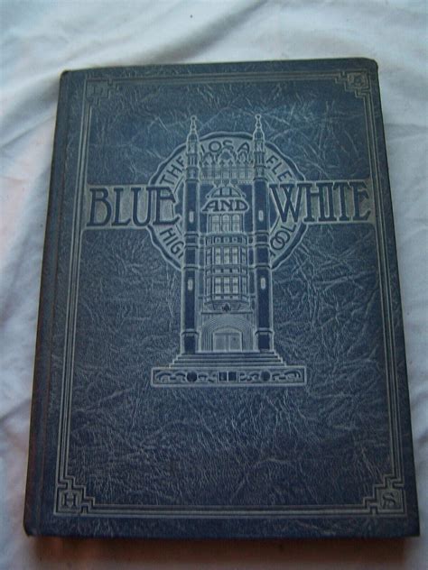 1933 W Los Angeles High School Yearbook Los Angeles California Blue