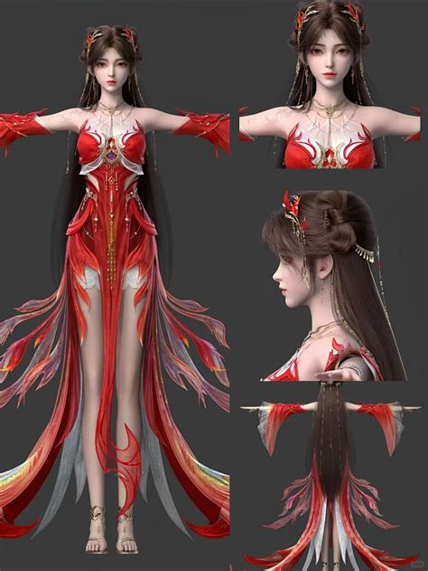 火灵儿天神境建模大公开 小红书 花瓣网