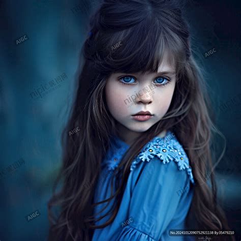 Ai创作图可爱外国女孩 外国小萝莉 的小女孩人相 唯美浪漫小女孩 大眼睛小女孩 唯美小女孩 小女孩人相 美丽的孩子 大眼可爱女孩 大眼睛可爱的小女孩 穿蓝色裙子的小女孩 蓝色女孩插画 怡然自得