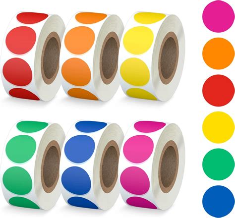Avery Removable Color Coding Labels Removable Adhesive