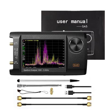 4 Inch Ips Lcd Sa5 Multi Function Handheld Spectrum Analyzer 100k 5 3ghz Without Card