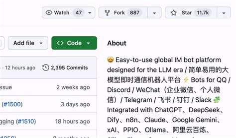 Github Langbot Applangbot 🤩 Easy To Use Global Im Bot Platform