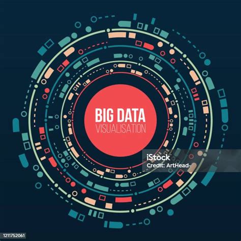 배열 원과 선이 있는 추상 배경입니다 연결 구조입니다 데이터 배열 시각적 개념입니다 빅데이터에 대한 스톡 벡터 아트 및 기타 이미지 빅데이터 0명 가상현실 Istock