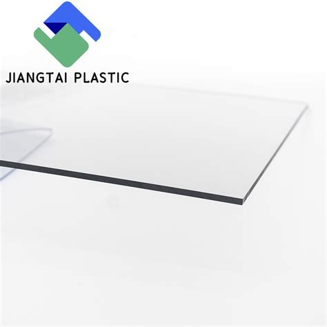 Jiangtai 1mm Plastic Rigid Petg Plastic Sheets Polyester Clear Pet