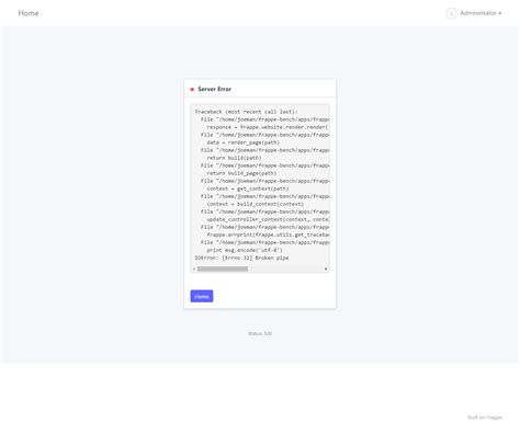 New Update Bug Error After Update Bug Frappe Forum