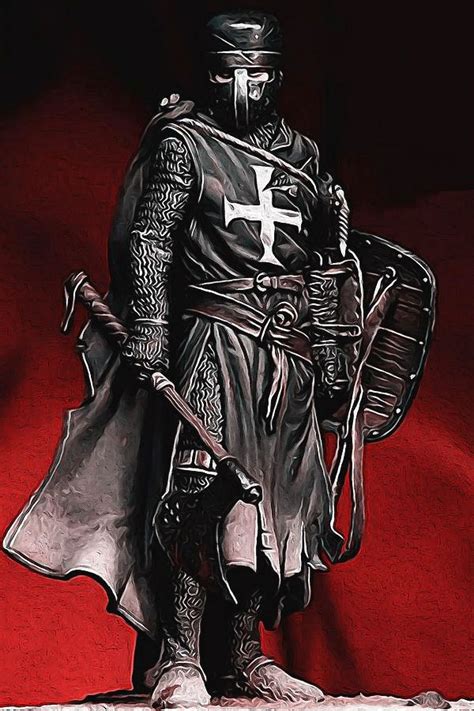 Crusader Warrior Medieval Warfare By Am Fineartprints Cavaleiros