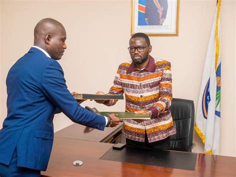 Israël Mutala Lors De Sa Prise De Fonction Nous Promettons De Travailler Dans La Bonne