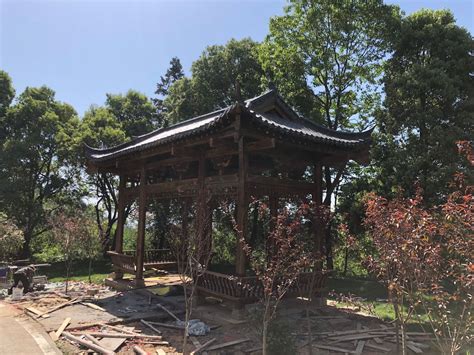 苏式水榭亭子水榭凉亭水榭兰亭大山谷图库