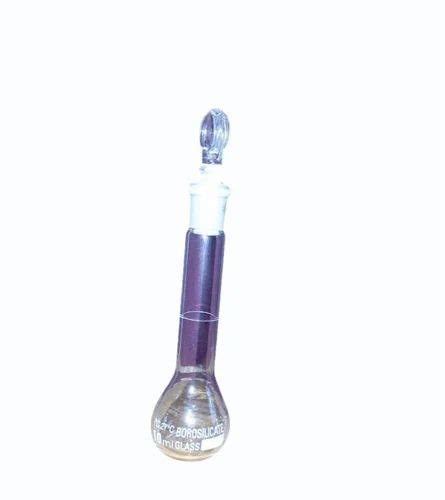 Borosilicate Glass 10ml Volumetric Flask Clear For Chemical Laboratory At Rs 32 In Ambala