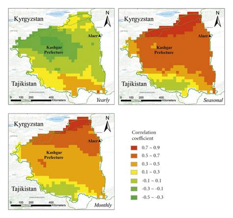 The Spatial Patterns Of Correlations Between Precipitation And Download Scientific Diagram