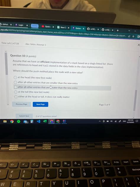 Solved Assume That We Have An Efficient Implementation Of A