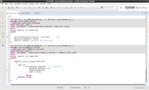 TI COMPILER VERSION Incorrectly Treated By Syntax Highlighter