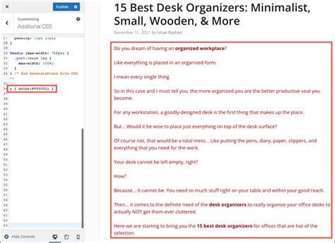 How To Change Text Font Color In WordPress Easy Ways